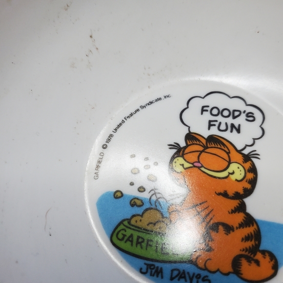 Toys | Tb2 1978 Garfield Bowl Foods Fun More Foods Funner Deka Up Sh 1 ...